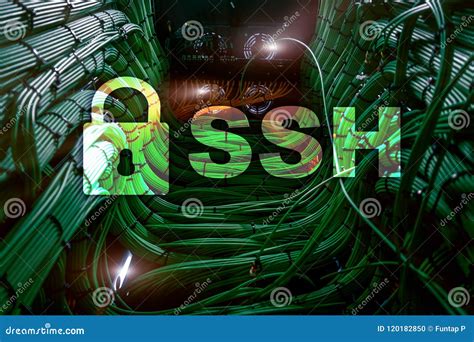 Ssh Secure Shell Network Internet Connection Server Room On