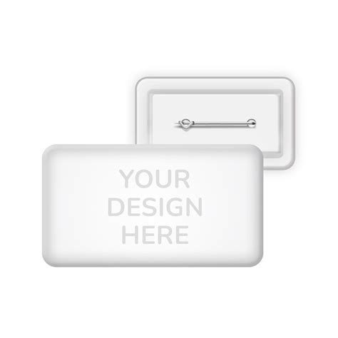 Oblong Horizontal Button Belgian Button Company