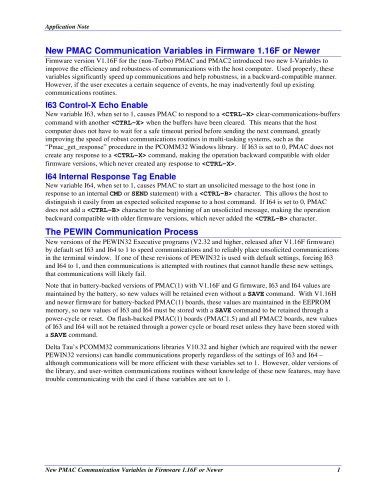 TURBO PMAC CLIPPERTM Turbo PMAC Eth Lite Controller Delta Tau PDF Catalogs Technical