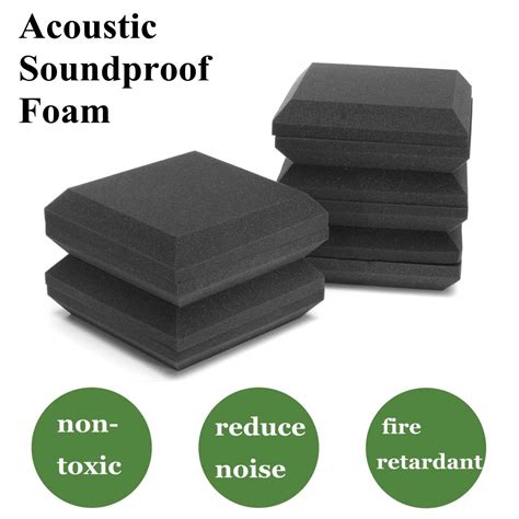 10pcs 300x300x50mm Soundproofing Foam Acoustic Pan Grandado