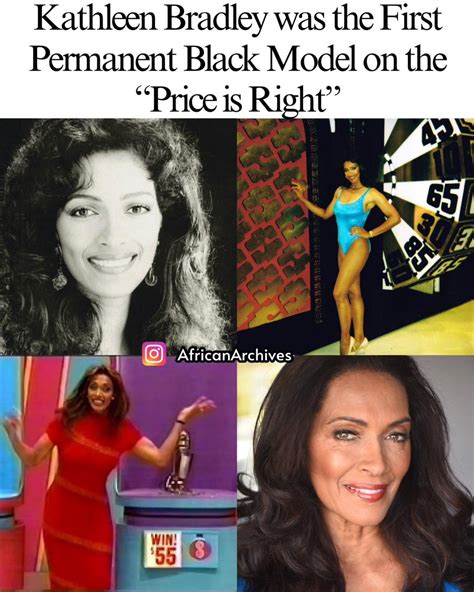 African And Black History Kathleen Bradley Born January 10 1951 Is An American Former Model