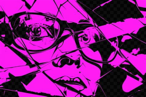 Broken Eyeglass Frames With Bent Metal Textures And Human Fa Texture