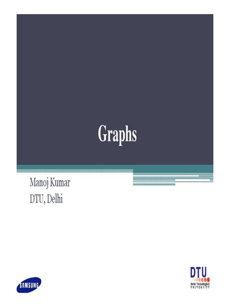 Dsa Mk Lect4 Pdf Pdf Vertex Graph Theory Algorithms