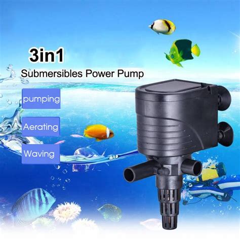 Aquarium Power Head 3 In 1 Submersible 2000l H Envobee Shrimp