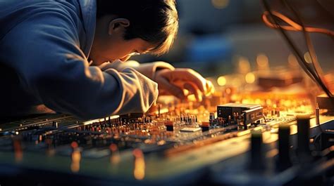 Premium Photo Assembly Electronic Electronics Factory