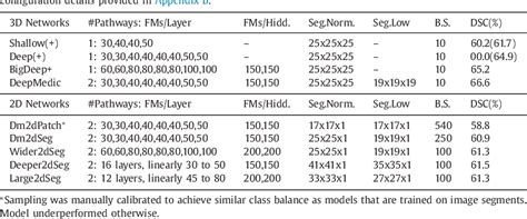 Table B1 From Efficient Multi‐scale 3d Cnn With Fully Connected Crf