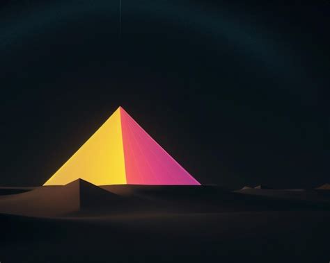 Premium AI Image A Pyramid With A Triangle On It That Says Triangle