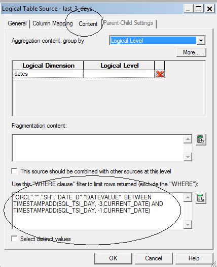 Obiee In Il Obiee Selecting Date Range By Selecting A Column