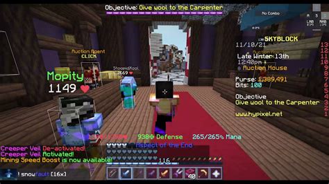 Hypixel Skyblock Glitch Youtube