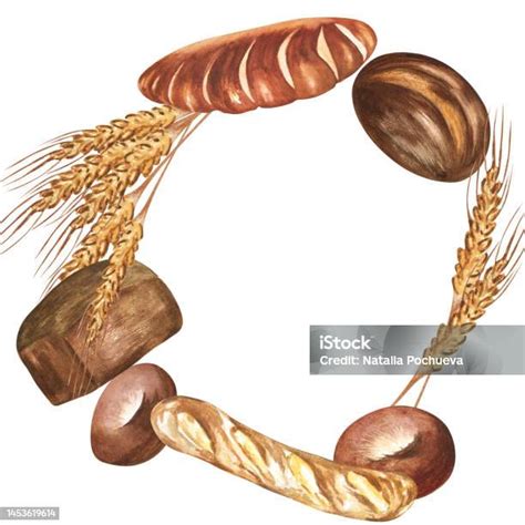 패스트리와 함께 수채화 작업 래스터 수제 드로잉 냅킨 엽서 액자 초대장 베이커리 광고에 사용할 수 있습니다 스톡 일러스트레이션