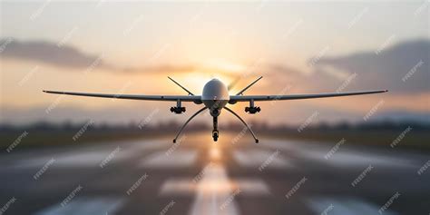 Military Drone With Advanced Radar System For Tactical Operations Concept Military Technology