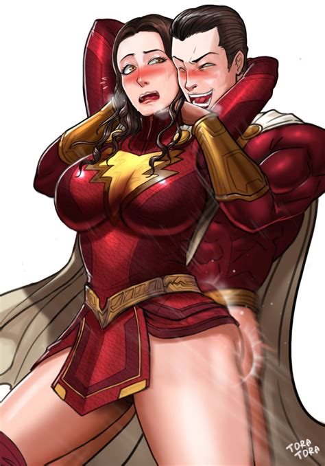 Rule 34 Abs Anal Billy Batson Blush Brown Hair Cape Dc Dc Comics Dc