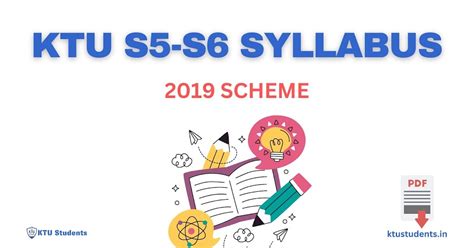 KTU S5 S6 2019 Scheme Syllabus For All Branches Latest Updated KTU Babes Engineering