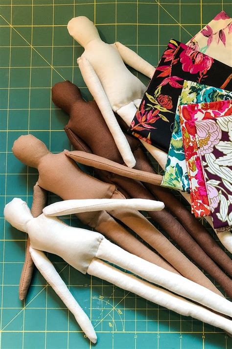 Rag Doll Pattern Fashion Doll Sewing Pattern Pdf With Doll Clothes And Accessories Etsy