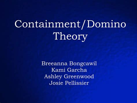 Containment Domino Theory Pot