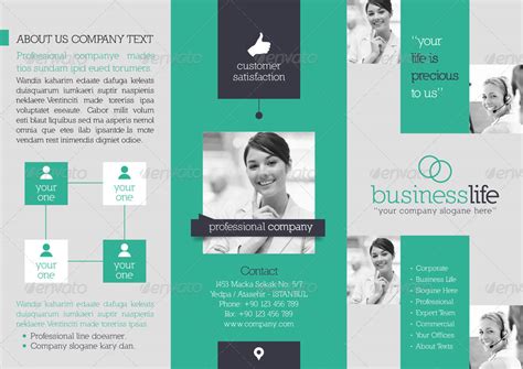 Corporate Tri Fold Template Print Templates Graphicriver