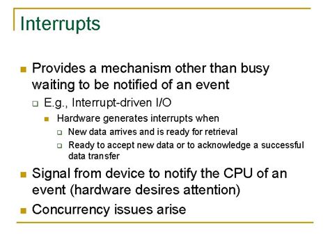 Interrupt Handling Linux Kernel Programming Cis 4930cop 5641