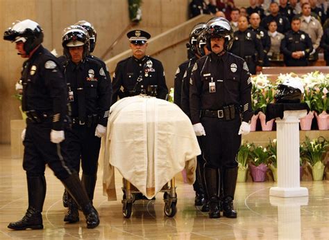 Funeral For Lapd Officer Chris Cortijo Los Angeles Times