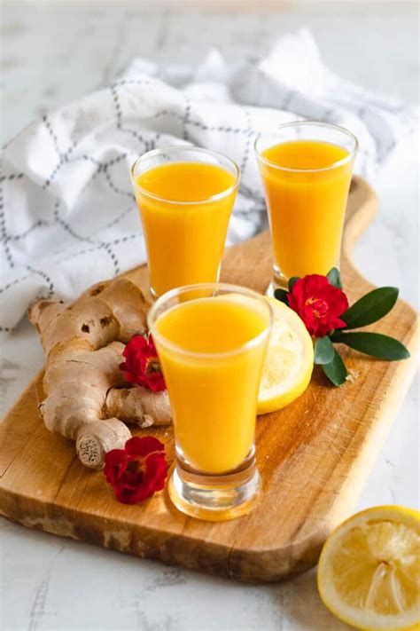 Ginger Shots Recipe The Butter Half