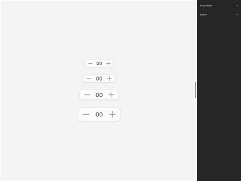 Responsive Counter Input Component In Figma By Bunin Dmitriy On Dribbble