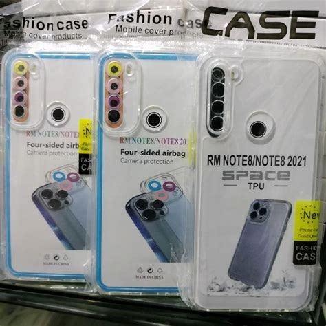 Jual SOFTCASE BENING TRANSPARAN REDMI NOTE 8 NOTE 8 2021 PELINDUNG CAMERA Shopee Indonesia