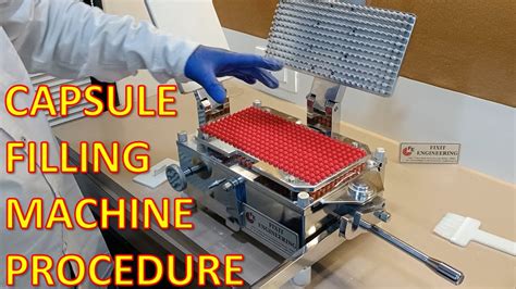 Manual Capsule Filling Machine Size 00 Manual Capsule Filler Youtube