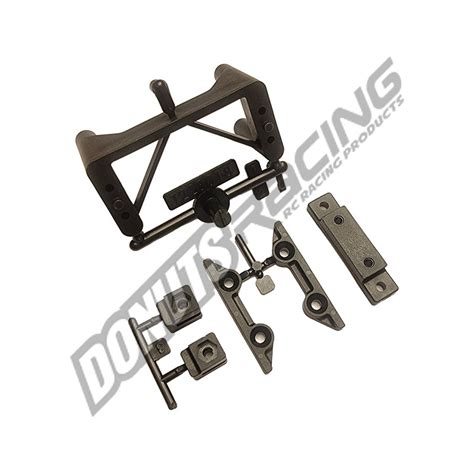 S35 4 4e Evo Support Servo De Direction And Pièces Plastique Sw228018 Donuts Racing