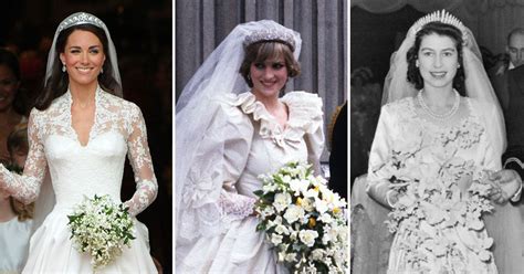 Queen Elizabeth Princess Diana Or Kate Middleton Which Royal Bride