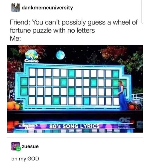 Guess The 80s Song Lyrics Jeopardy Song Shape Sorter Meme Jeopardy