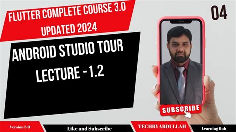 Flutter In Urdu Android Studio Tour Lecture TechByAbdullah Flutterinhindi Flutter