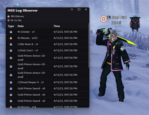 Github Jojobii Arksngs Log Observer Action Log Viewer For Pso2ngs