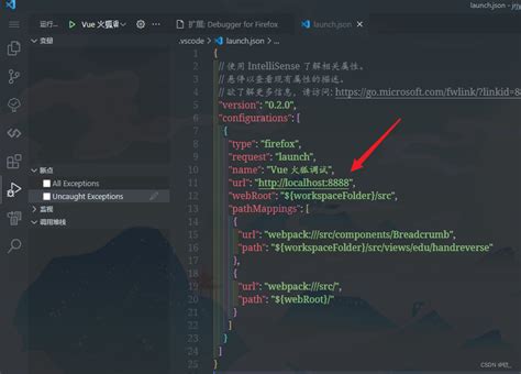 Vscode实时调试vue代码vscode Debugger For Firefox Csdn博客