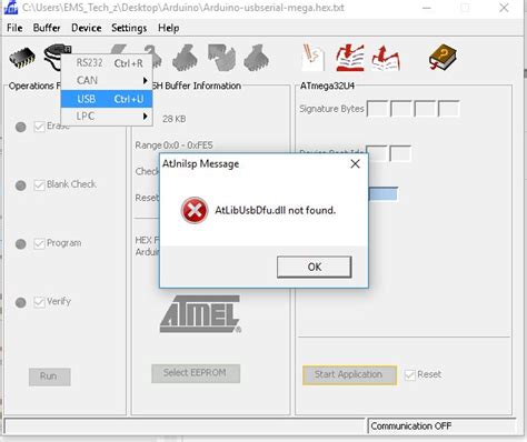 Trouble Updating Firmware And Driver Versions On Arduino Leonardo