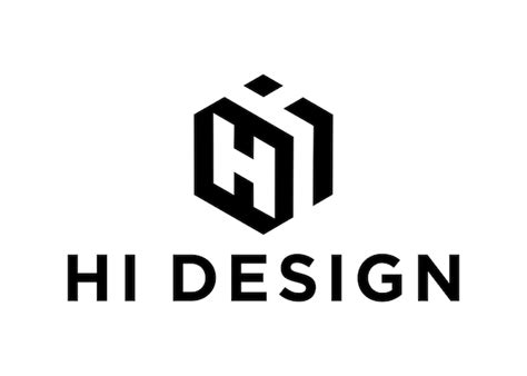 Premium Vector Hi Logo Design Vector Illustration