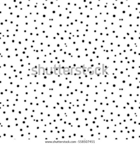 Vector Monochrome Seamless Pattern Black White Stock Vector Royalty