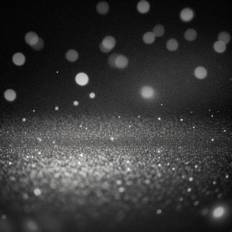 premium ai image black and white bokeh particles