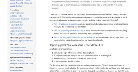 Top 50 Ggplot2 Visualizations The Master List With Full R Code Arena