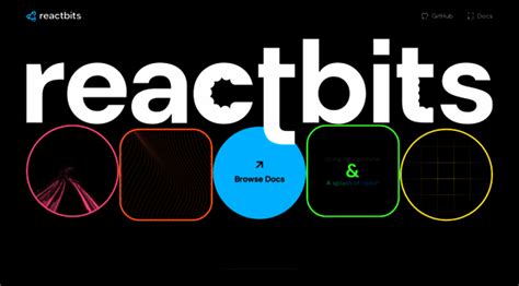 Reactbits Dev React Bits Animated UI Compo React Bits