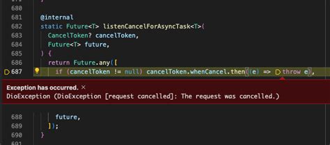 Canceltoken Problem In Flutter Version 3132 · Issue 1953 · Cfugdio · Github