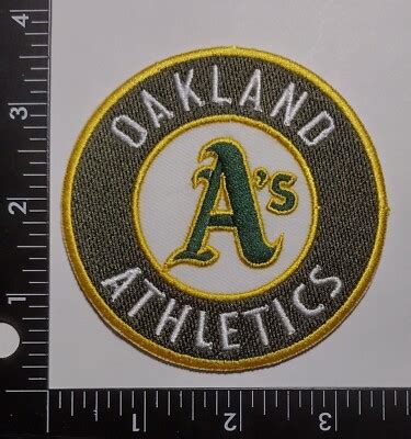Oakland Athletics Mlb Jersey Ironsew On Quality Patch Fast Shipping Ebay