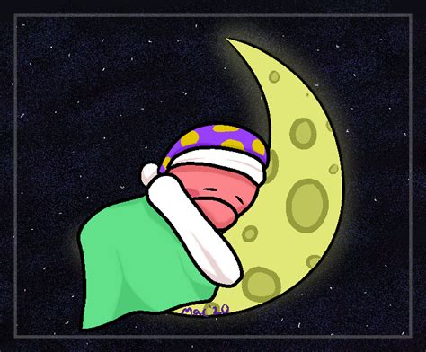 Sleeping Kirby Doodle Art By Me Rkirby
