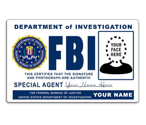 Fbi Badge Template At Getbrodieblog Blog