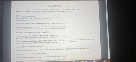 Question Use Css To Create A Page That Looks Like