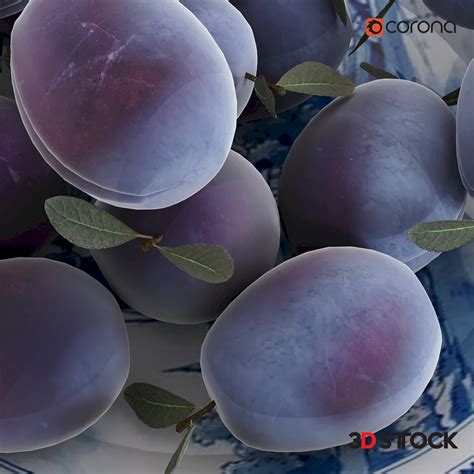 слива - 3D Stock : 3D Models for Professionals