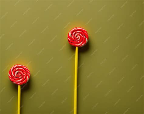 Premium Photo Lollipop Candy On A Stick