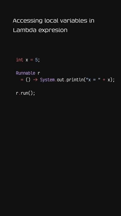 java accessing local variables in lambda expression youtube