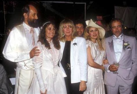 Mick Fleetwood And Sara Recor Were Married Under A Marquee Outside Their