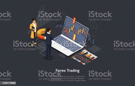 아이소메트릭 외환 거래 개념 트레이더들이 차트를 분석하고 있습니다 벡터 일러스트레이션 증권 시장과 거래소에 대한 스톡 벡터 아트 및 기타 이미지 증권 시장과 거래소