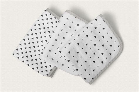 Seamless Geometric Shapes Vector Patterns By AVK Studio TheHungryJPEG