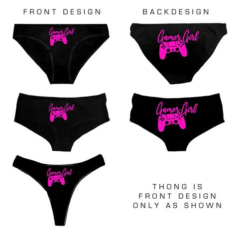 Gamer Girl Panties Retro Console Gamer Thong Geek Nerdy Gamer Etsy